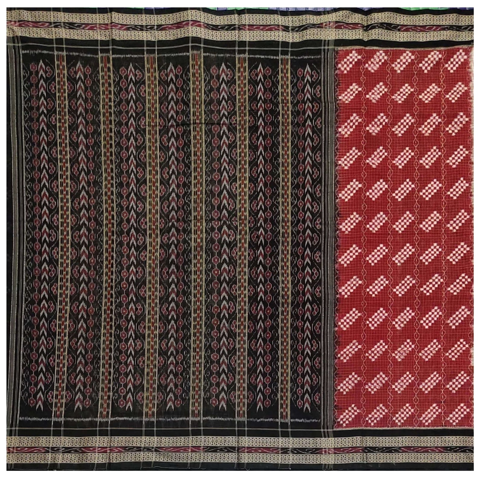 Sambalpuri Cotton Saree (5 Color Pattern)